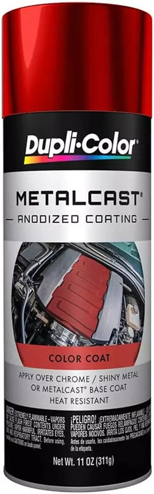 MC200 Metalcast Automotive Spray Paint - Red Anodized Coating - 11 Oz ...