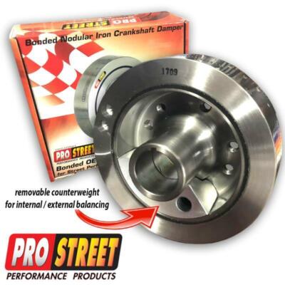 Pro-Street harmonic balancer Ford V8 289 302 351 Cleveland Windsor Ext ...