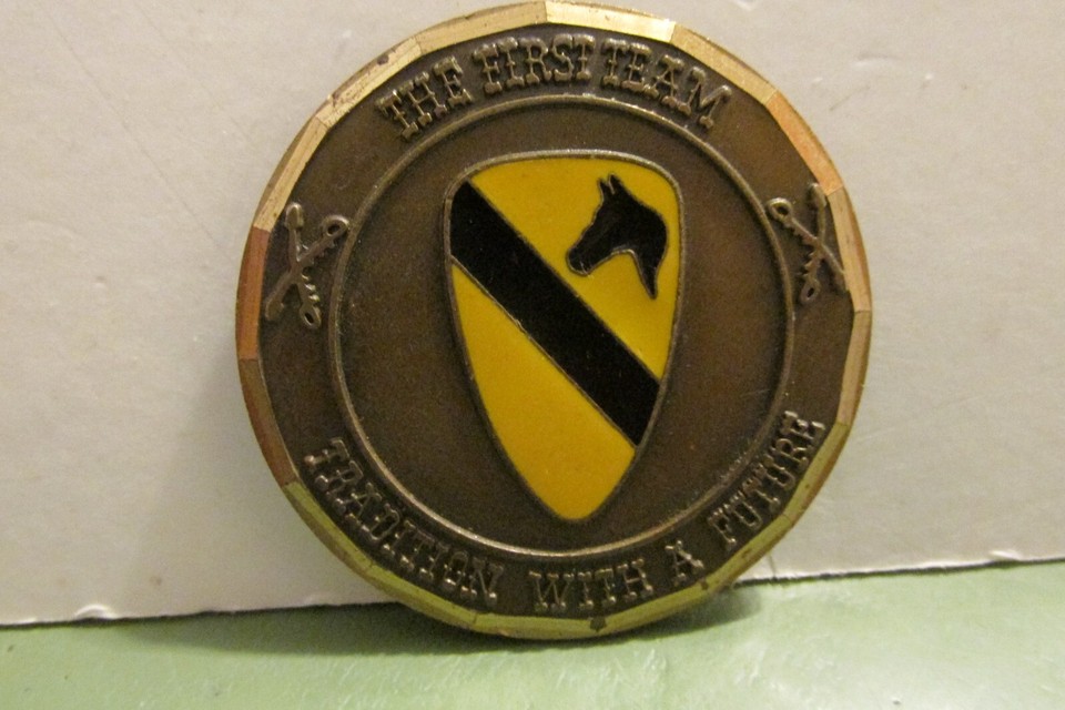 FIRST CAVALRY DIVISION U.S. ARMY CHALLENGE COIN | eBay
