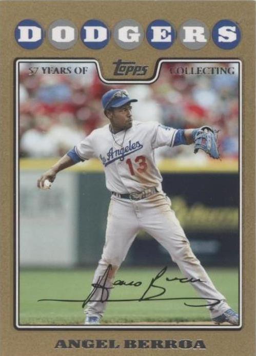2008 Topps Updates & Highlights - Angel Berroa #UH120 Gold /2008 for ...