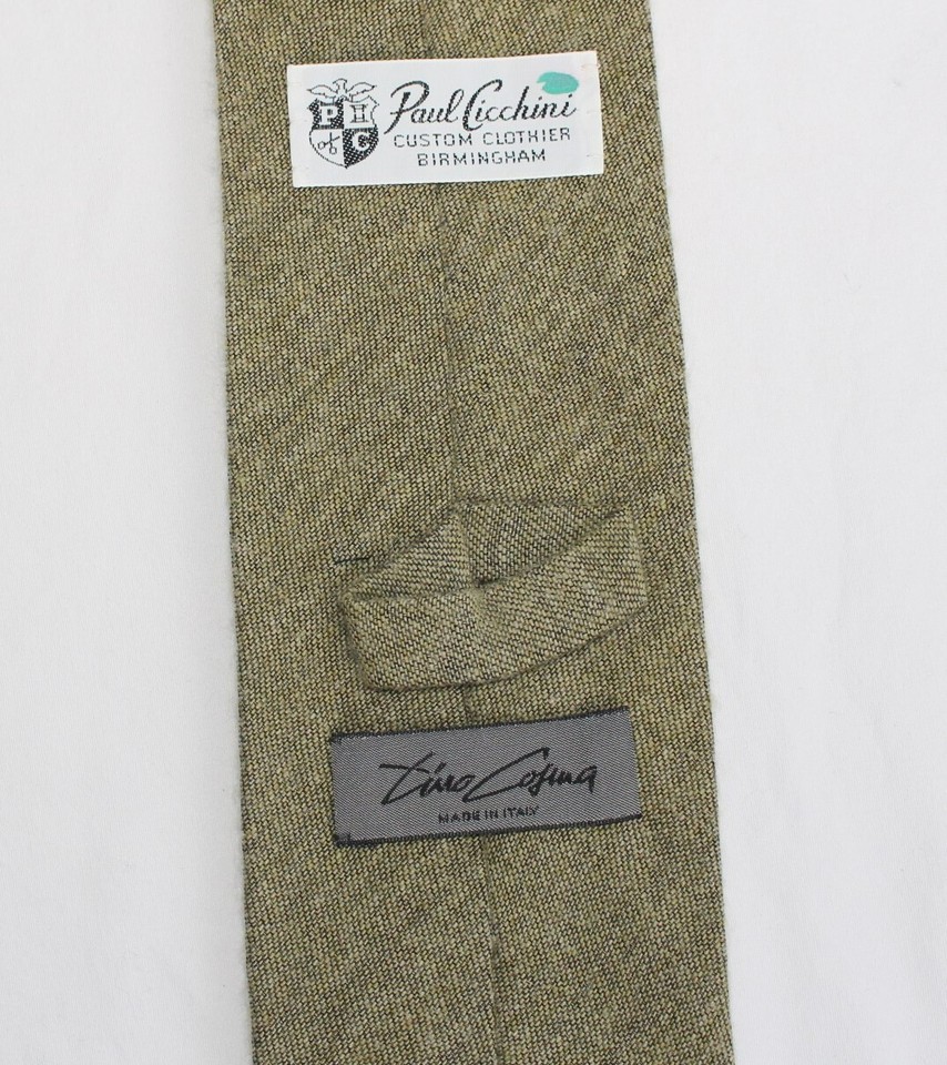 (4) Neck Tie Lot TINO COSMA Cashmere Silk Wool Blend New Diamond MADE ...