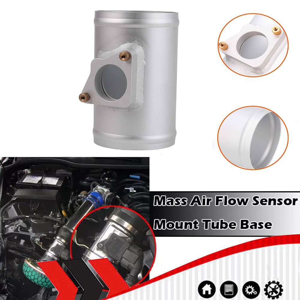 76mm MAF Mass Air Flow Sensor Mount Adapter Tube Fit For Toyota Mazda ...