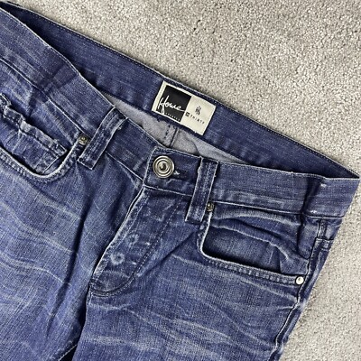Howe Creates Jeans Men's Size 30 Slim Skinny Straight Leg Whiskered ...