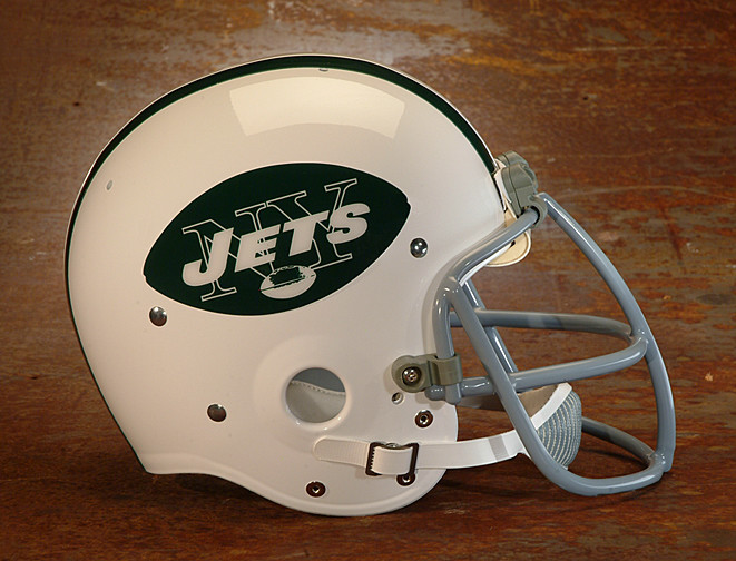 New York Jets style NFL Vintage Football Helmet - JOHN RIGGINS 1974 ...
