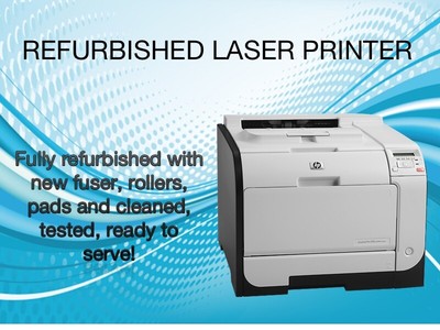 Renewed HP Color LaserJet Pro M451NW M451 Laser Printer CE956A USB ...