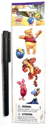 Tigger Pooh Piglet Eeyore Disney Stickers Scrapbooking Card Paper | eBay