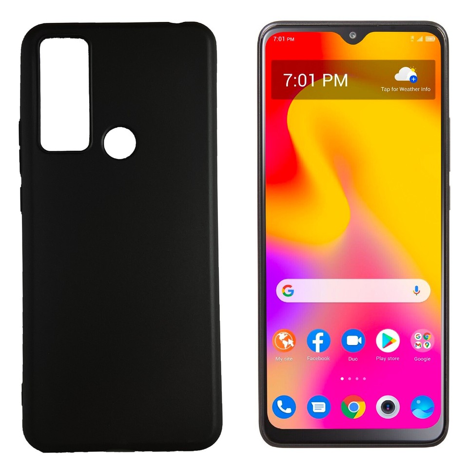 Tempered Glass / SLIM TPU Cover Phone Case For Alcatel TCL 30XL / 30 XL ...