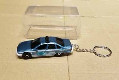 Diecast Model 1/64 Chevy Caprice Segundo Beach Police Car Keychain ...