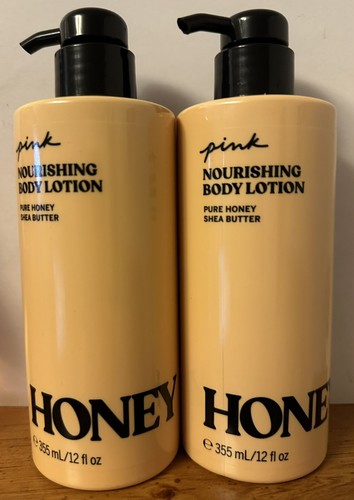 Victoria’s Secret PINK Honey Body Lotion w/ Pure Honey Shea Butter 2 ...