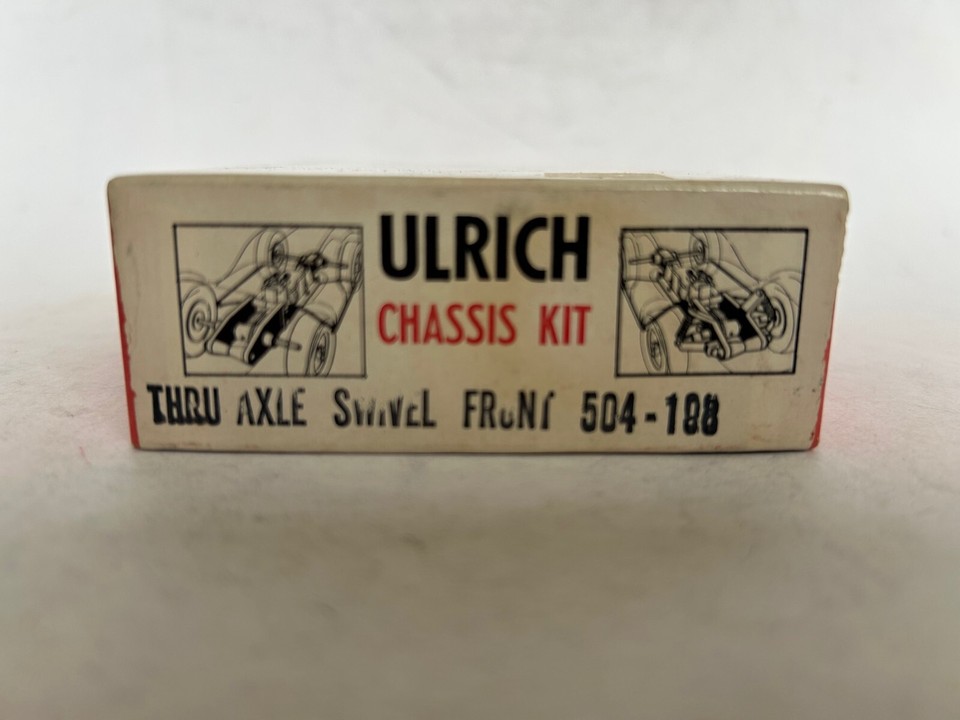 Ulrich Thru Axle Swivel Front #504 1/24 scale slot car chassis kit NIB ...