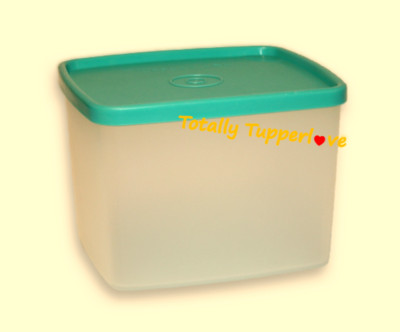 Tupperware Square Round 30 oz. Container Keeper Vintage Sea Green/Blue ...