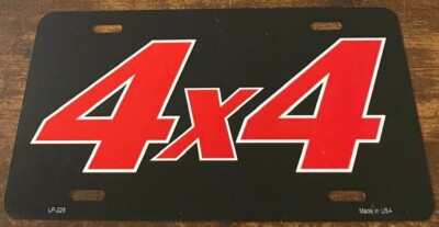 4x4 Novelty License Plate FXSport Offroad Edition Ford Dodge Chevrolet ...