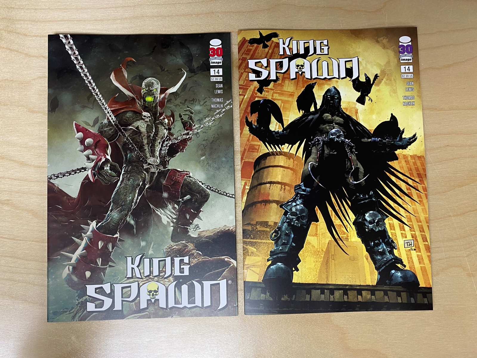 2x KING SPAWN # 14 Comic ~ VARIANT A & B ~ NEW/UNREAD ~ Todd McFarlane ~ IMAGE | eBay