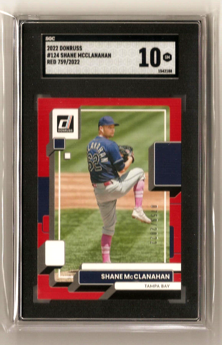 2022 Panini Donruss - Shane McClanahan #124 Red /2022 for sale online ...