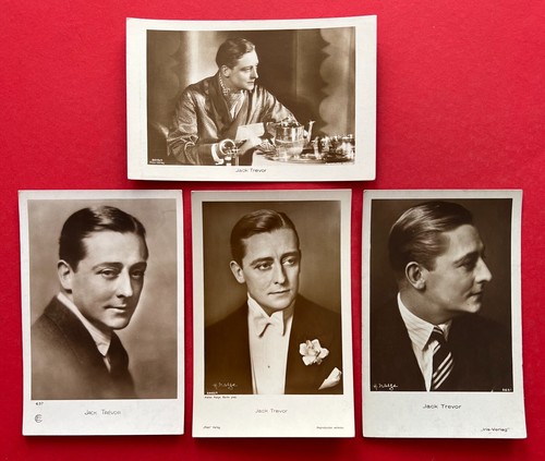4 x actor photo postcard around 1935 Jack Trevor (125399 | eBay