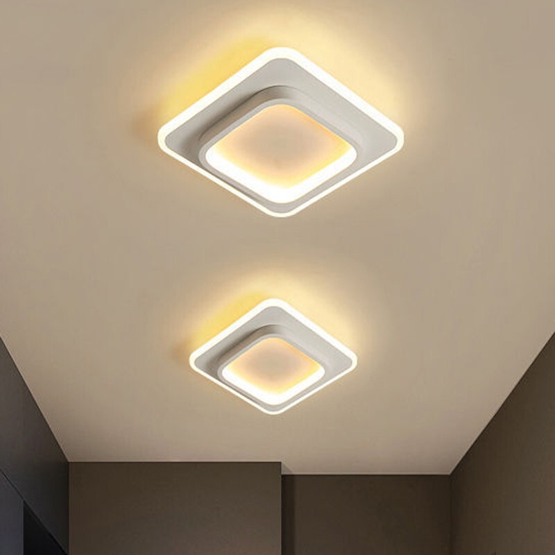 Modern LED Ceiling Light Night Lamp Hallway Balcony Aisle Porch Lustre ...
