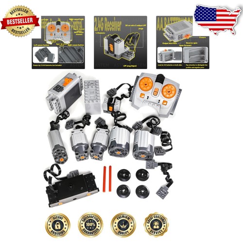 Affordable 18-Piece Power Function Kit with XL, L Motors & Remote for ...