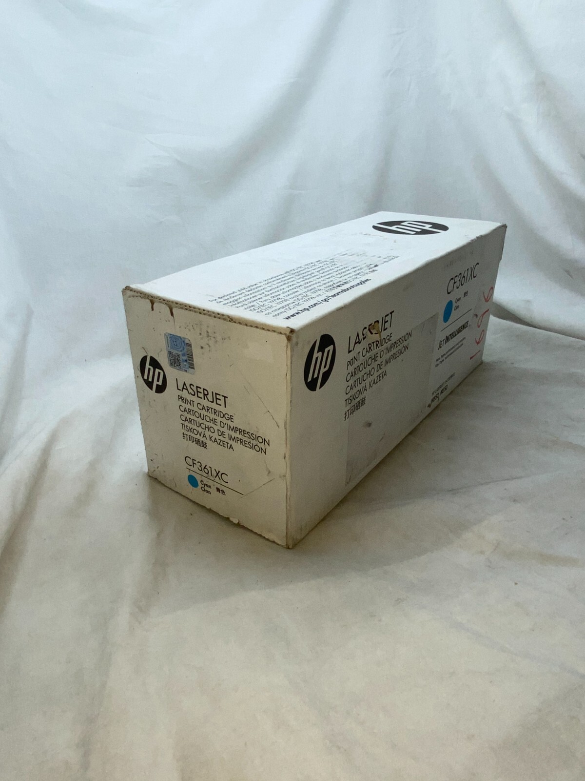CF361XC (CF361X) OEM HP 508X High Yield Cyan Toner. Minor Damaged Box ...