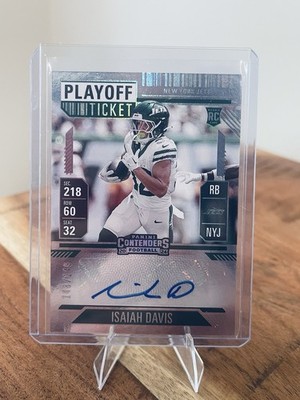 Isaiah Davis 2024 Panini Contenders Auto 148/149 Jets Rookie #176 | eBay