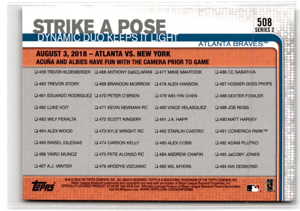 2019 Topps Dynamic Duo #294 Houston Astros Baseball Card | eBay