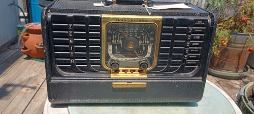 1949-1951 Zenith Trans-Oceanic Model G500 Long Distance Shortwave Radio ...
