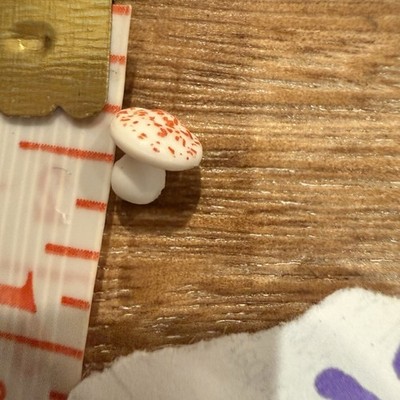 Plastic Mini Miniature Mushroom Toy | eBay