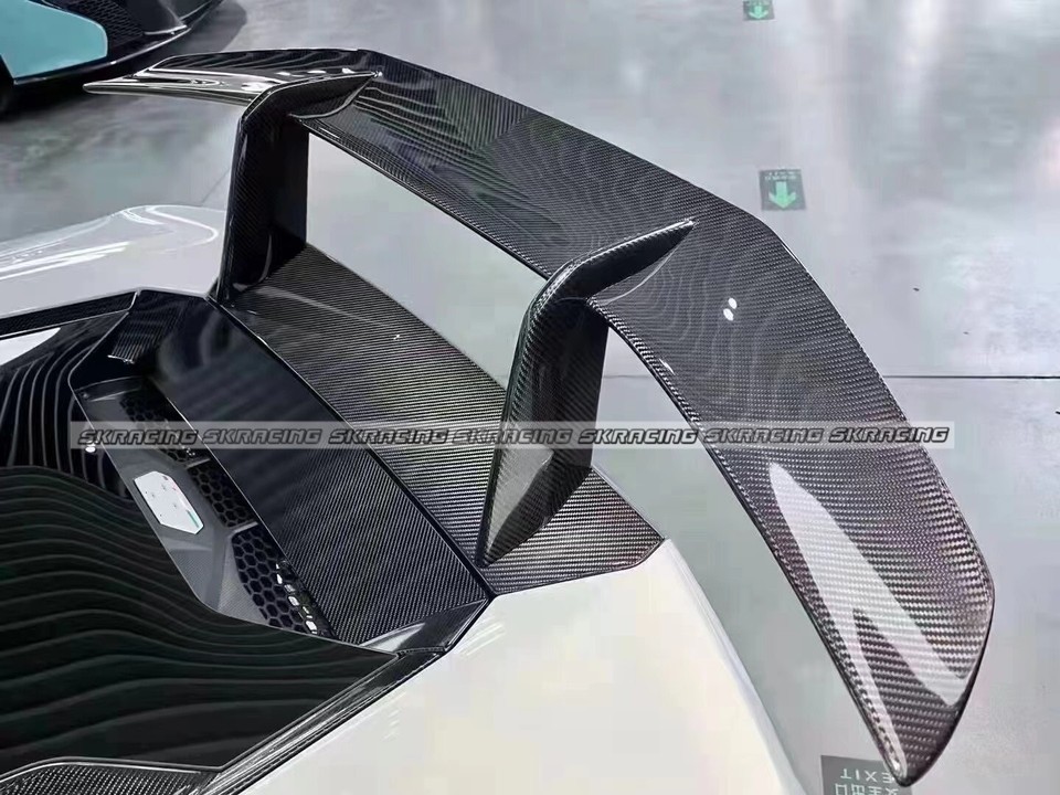 Real Carbon Fiber GT Rear Trunk Spoiler Lip Wing For Lamborghini ...