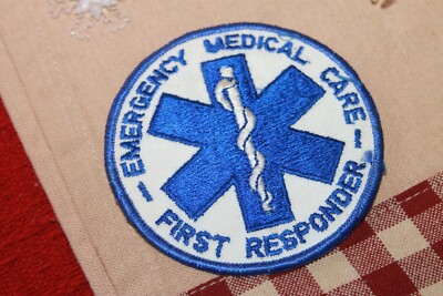 Emergency Medical Care-First Responder Patch | eBay
