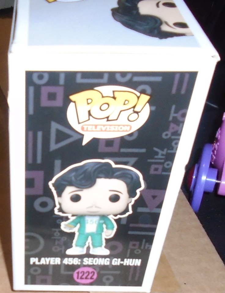 FUNKO POP TELEVISION - SQUID GAME - PLAYER 456 : SEONG GI-HUN - 1222 | eBay