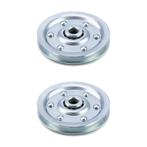 2Pcs Garage Door Cable Wheel 3 Inch 200LB Load for Replacing Old ...