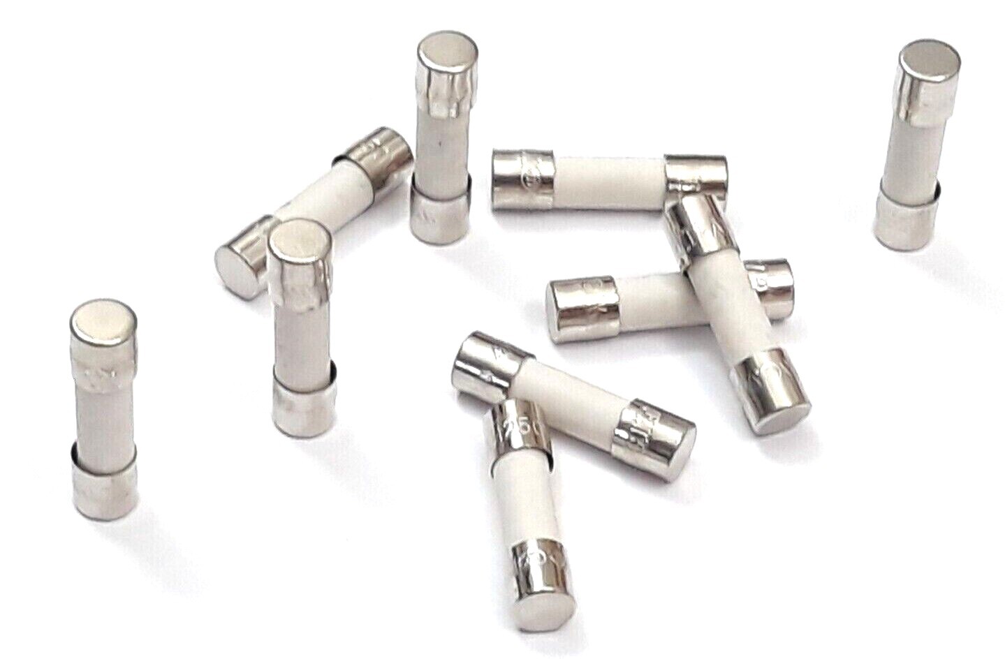 LOT OF 10 LITTELFUSE 5A 5X20mm Lf T5AH250V T5AH 250V P CERAMIC FUSES ...