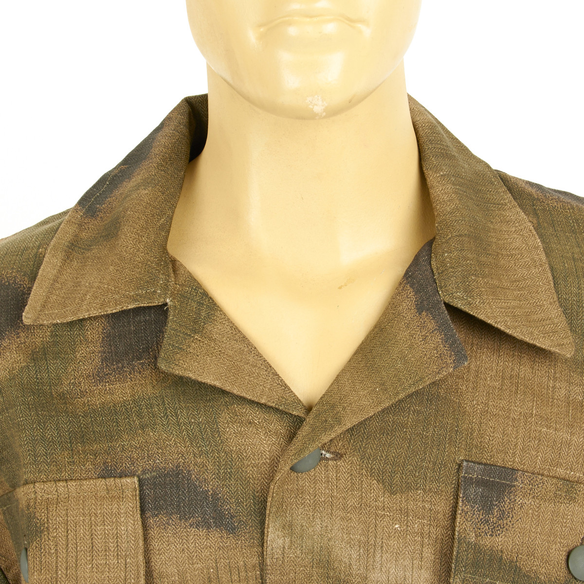 German WWII Wehrmacht M45 Linen Sumpftarn Pattern Jacket- Size XL (US ...
