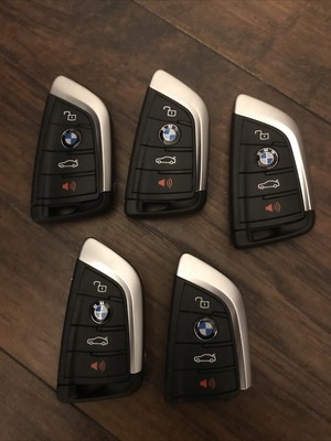 Lot 5 OEM BMW Keyless Entry Smart Remote Proximity Key Fob BMW used N5F ...