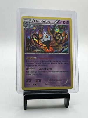 Pokémon Phantom Forces Chandelure 43/119 Cosmic Holo in Near Mint ...