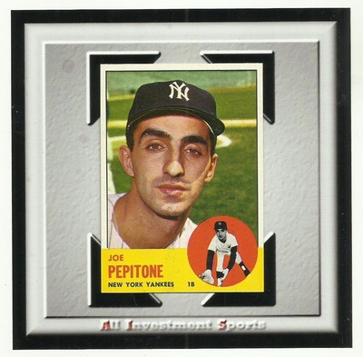1963 Topps JOE PEPITONE #183 MINT **sharp baseball card** TD91 | eBay