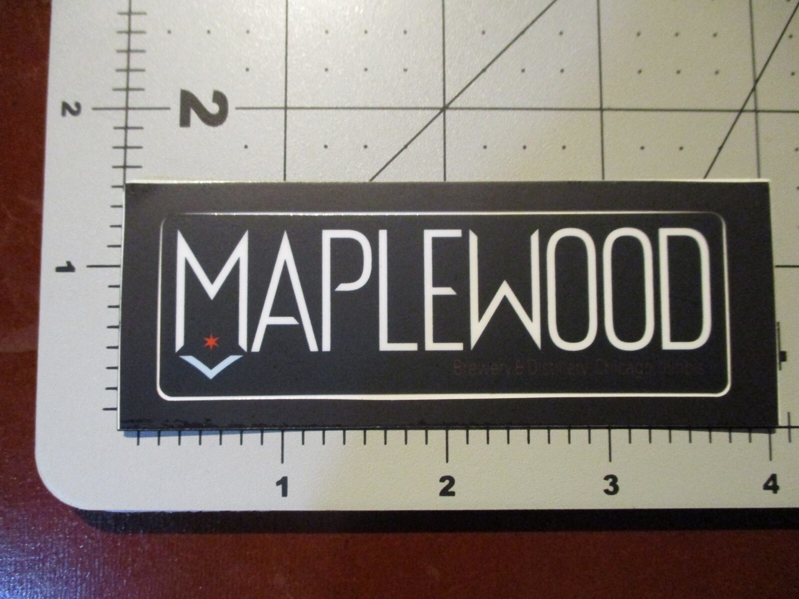 MAPLEWOOD BREWING Chicago charlatan juice logo STICKER decal craft beer ...