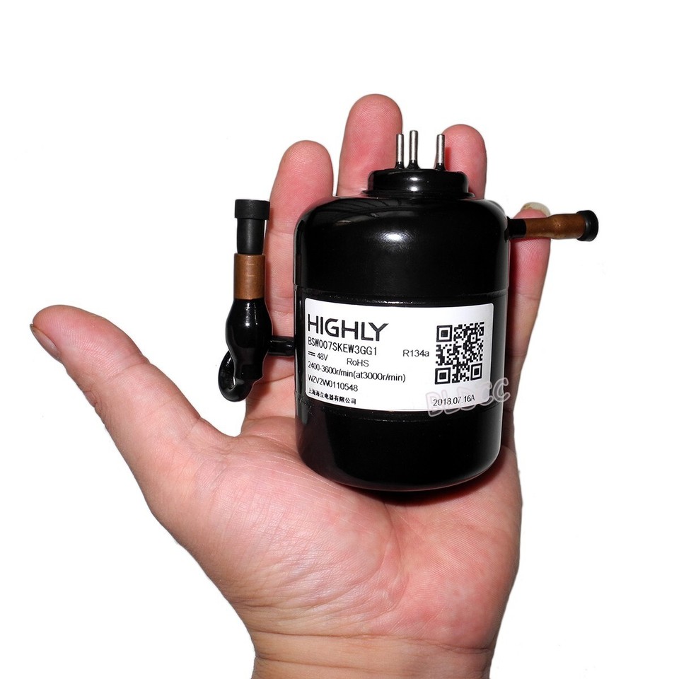 24V 36V 48V Car Refrigeration Air Compressor Fridge Freezer Micro DC ...