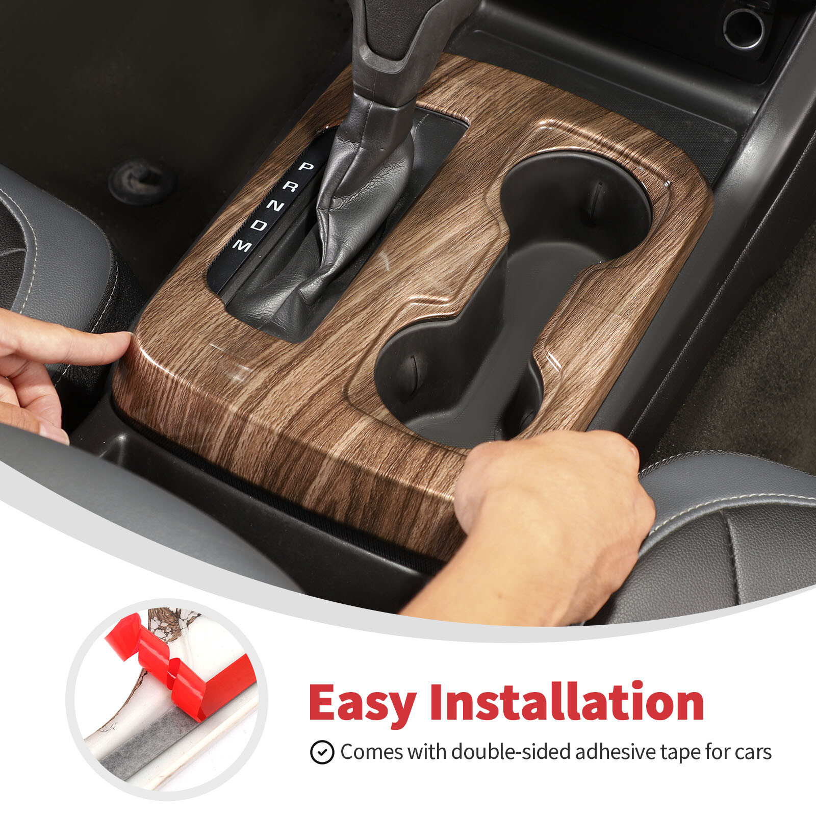 10x Wood Grain Center Console Dash Decor Cover Trim Kit For Chevy ...
