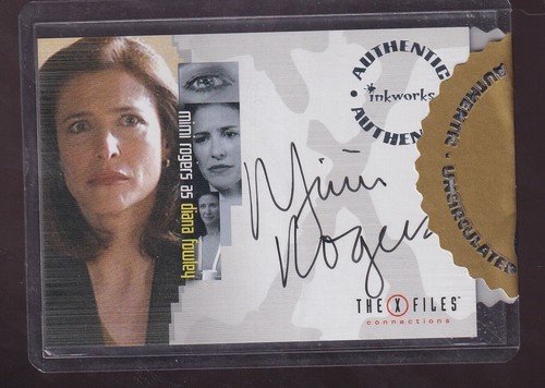 X-Files Connections autograph card A-3 Mimi Rogers - Diana Fowley RAZOR ...