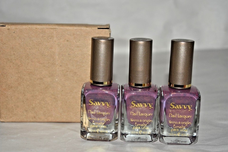 3x NIB Savvy Nail Lacquer Polish 🌹 U Choose Color | eBay