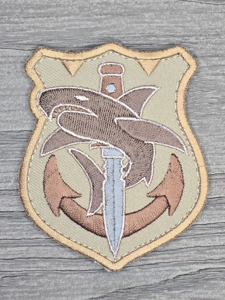MSM TAC SHARK MILSPEC MONKEY TACTICAL MILTARY DESERT HOOK MORALE PATCH | eBay