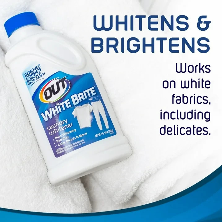 (2 pack) Out White Brite Laundry Whitener,Cleaner,Brighter and Fresher ...