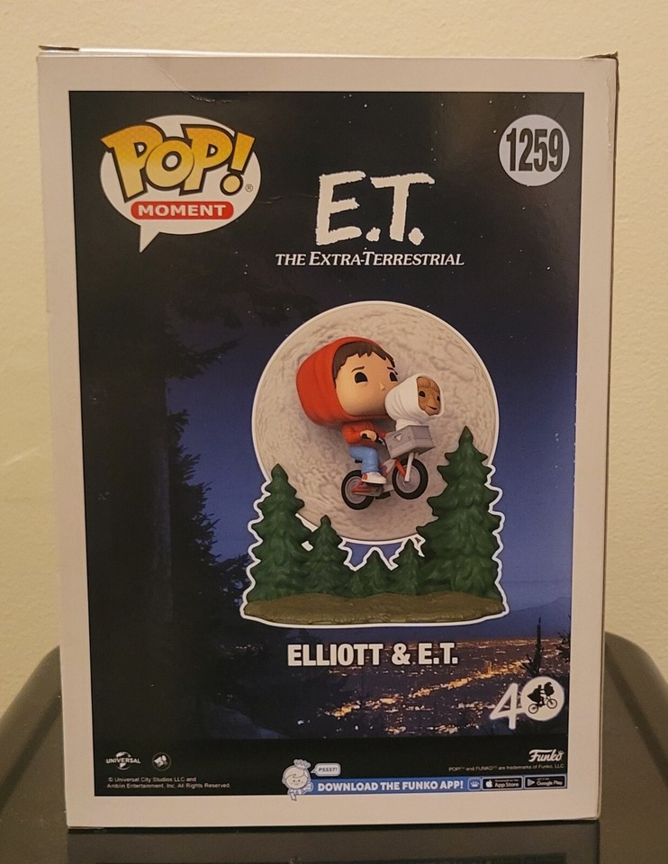E.T. Henry Thomas Matthew DeMeritt signed & Inscribed Jumbo Funko Pop ...