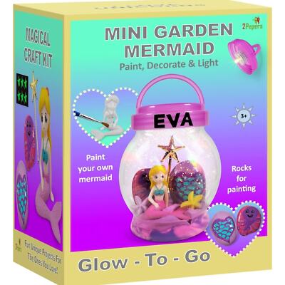 Light Up Mermaid Night Light Arts and Crafts for Kids, Mermaid Gifts ...