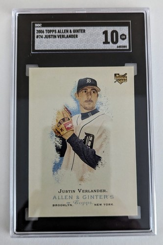 2006 Allen & Ginter - Justin Velander Rookie SGC 10 | eBay