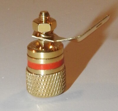 CAMBRIDGE SOUNDWORKS M80 SPEAKER RED POSITIVE TERMINAL POST BANANA JACK ...