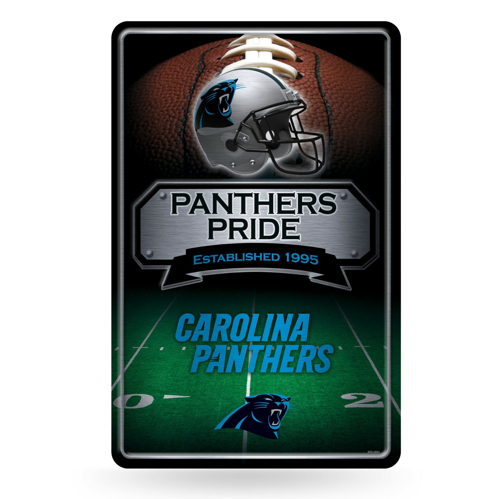 Carolina Panthers NFL 11x17 Panthers Pride Metal Embossed Slogan Sign ...