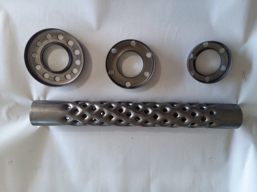 4" Lake Header Baffles Mufflers Lakester Baffle Kit 4 Banger (ONE SIDE ...