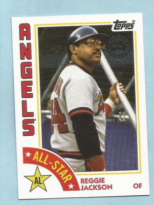 2019 Topps Baseball Reggie Jackson Angels 84AS-RJ ALL-STAR 1984 35th ...