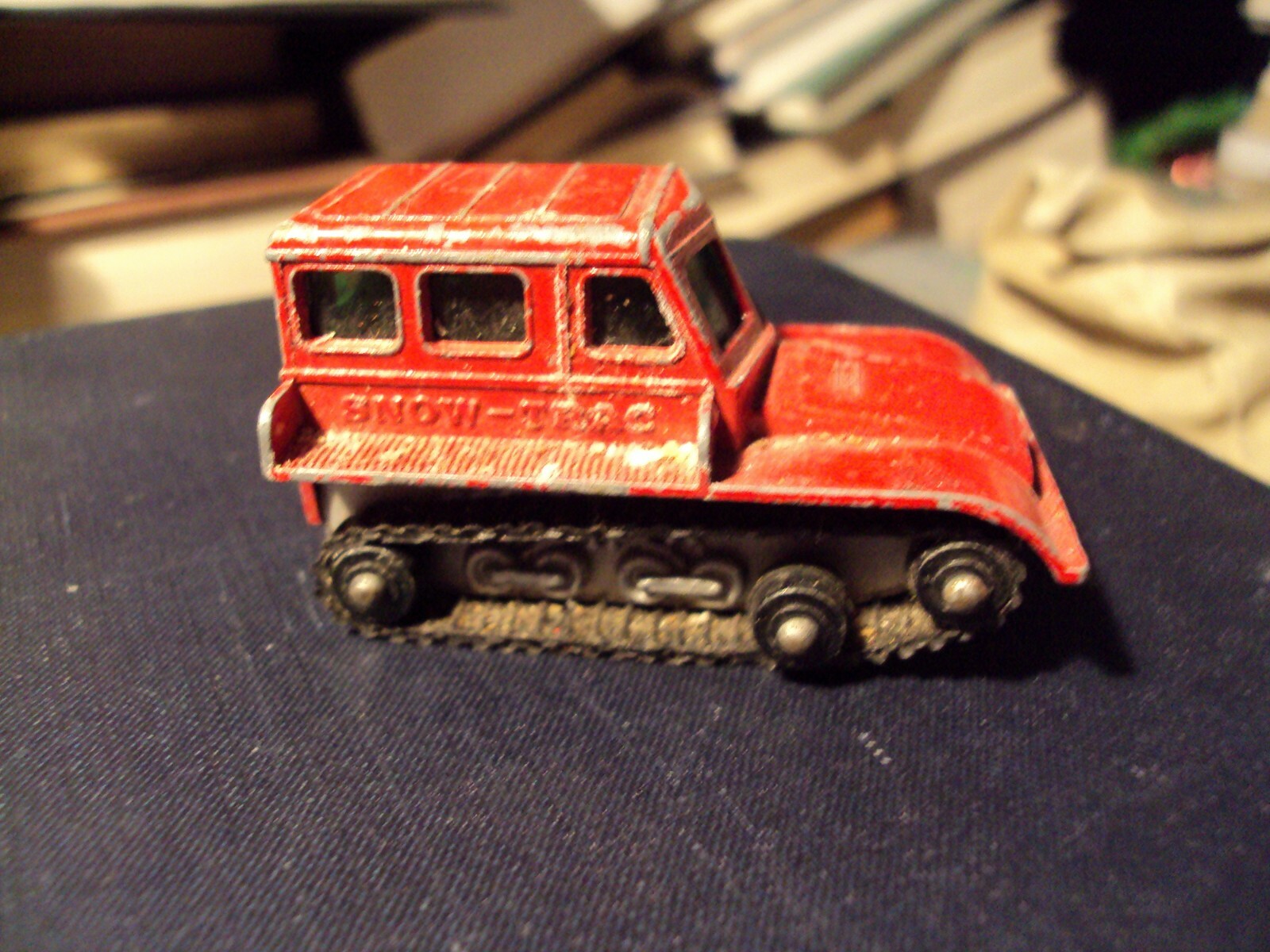 Vintage Matchbox Series No 35 Snow Trac 1964 Red Made In England 1 ...